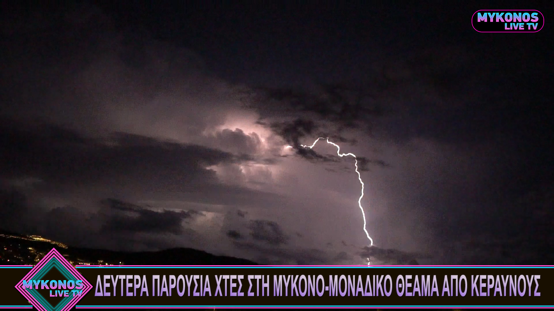 ΔΕΥΤΕΡΑ ΠΑΡΟΥΣΙΑ ΧΤΕΣ ΣΤΗ ΜΥΚΟΝΟ-ΜΟΝΑΔΙΚΟ ΘΕΑΜΑ ΑΠΟ ΚΕΡΑΥΝΟΥΣ | Mykonos ...