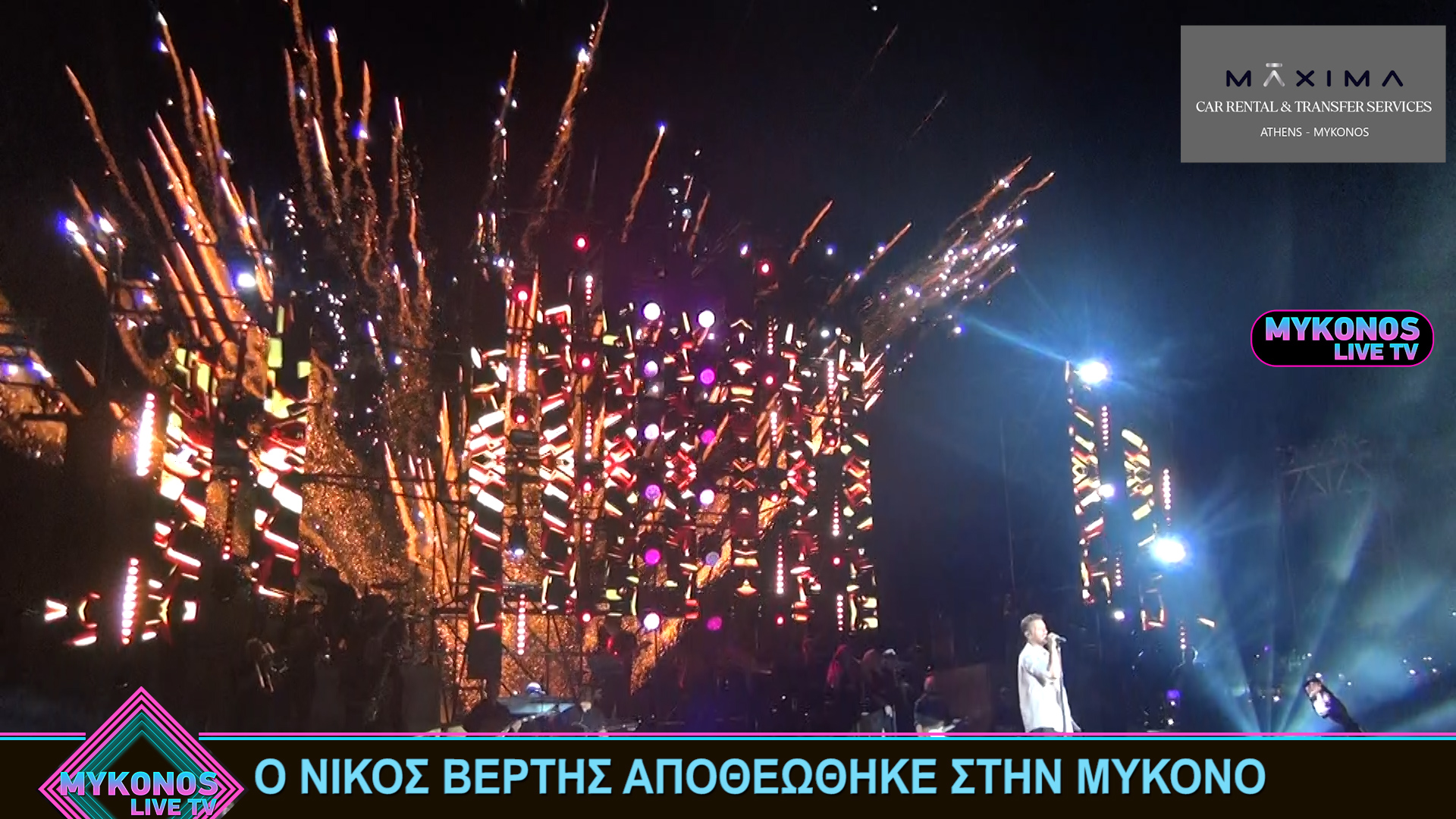 Ο ΝΙΚΟΣ ΒΕΡΤΗΣ ΑΠΟΘΕΩΘΗΚΕ ΣΤΗΝ ΜΥΚΟΝΟ | Mykonos Live TV