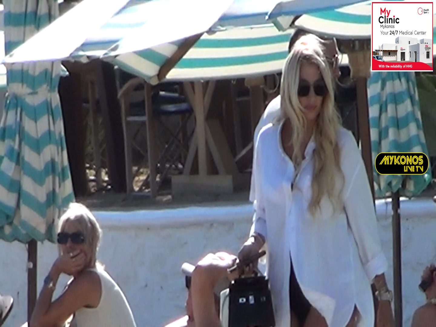 Κ.ΣΠΥΡΟΠΟΥΛΟΥ: ΧΑΛΑΡΕΣ ΣΤΙΓΜΕΣ ΣΤΗΝ ΜΥΚΟΝΟ ΜΕ ΤΟΝ ΣΥΖΥΓΟ ΤΗΣ | Mykonos ...